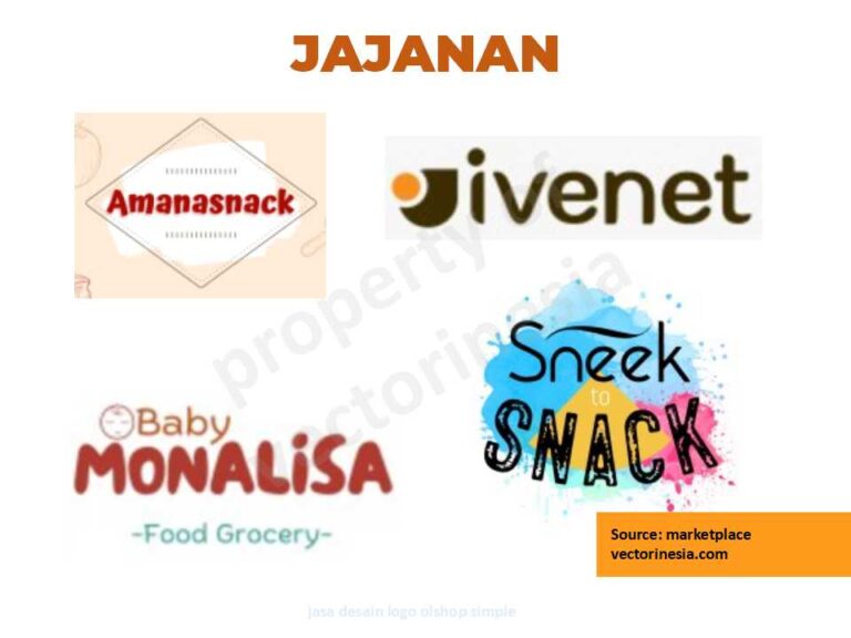 28 Contoh Logo Olshop Simple dan Keren, Dipake Toko Beneran